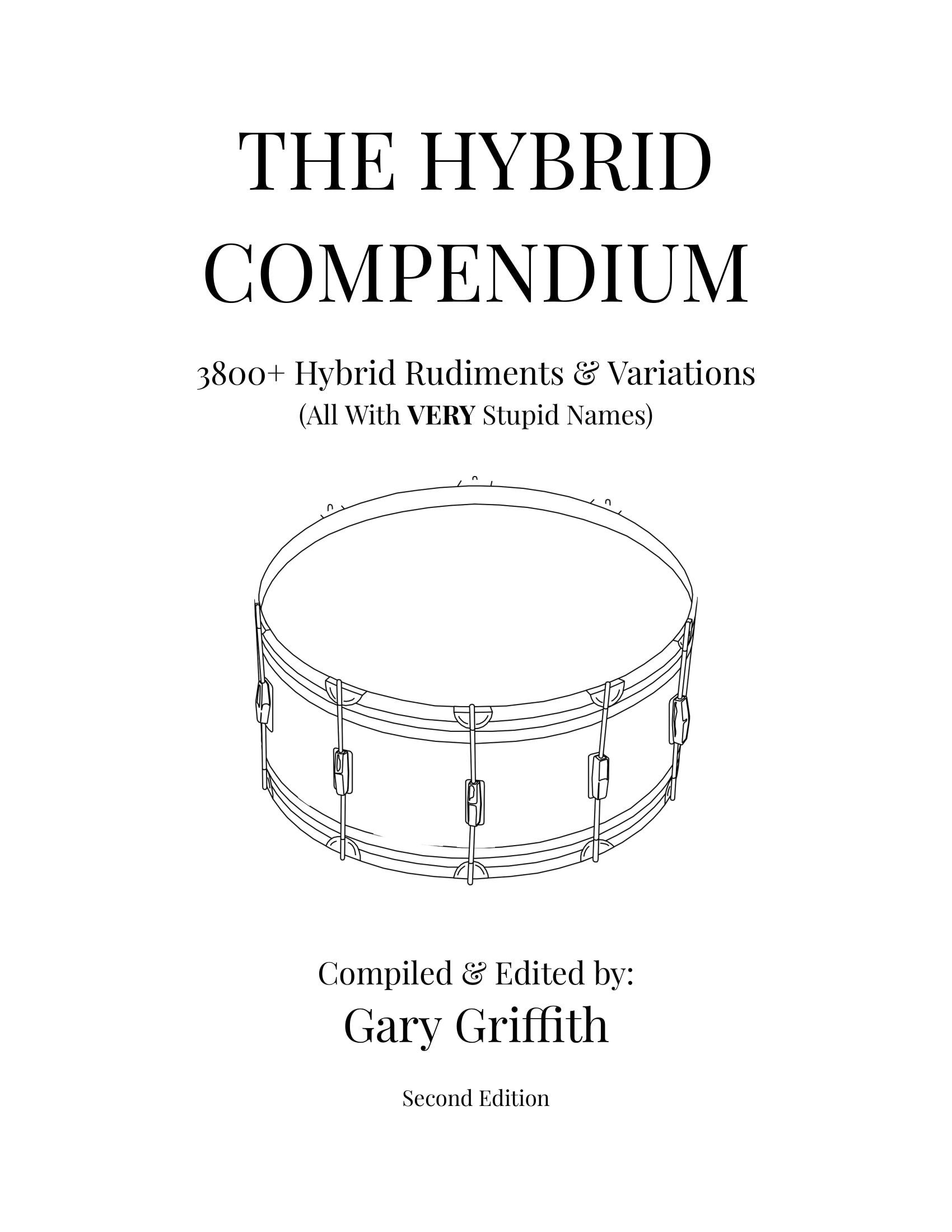 The Hybrid Compendium - 3800 Advanced Rudiments (Printed Copy ...